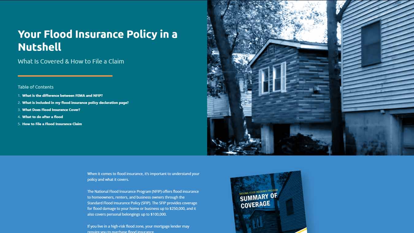Your Flood Insurance Policy: What Is Covered, How to File a Claim